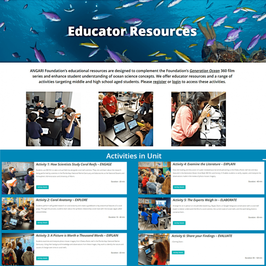 Ocean Science Education & Outreach | ANGARI Foundation